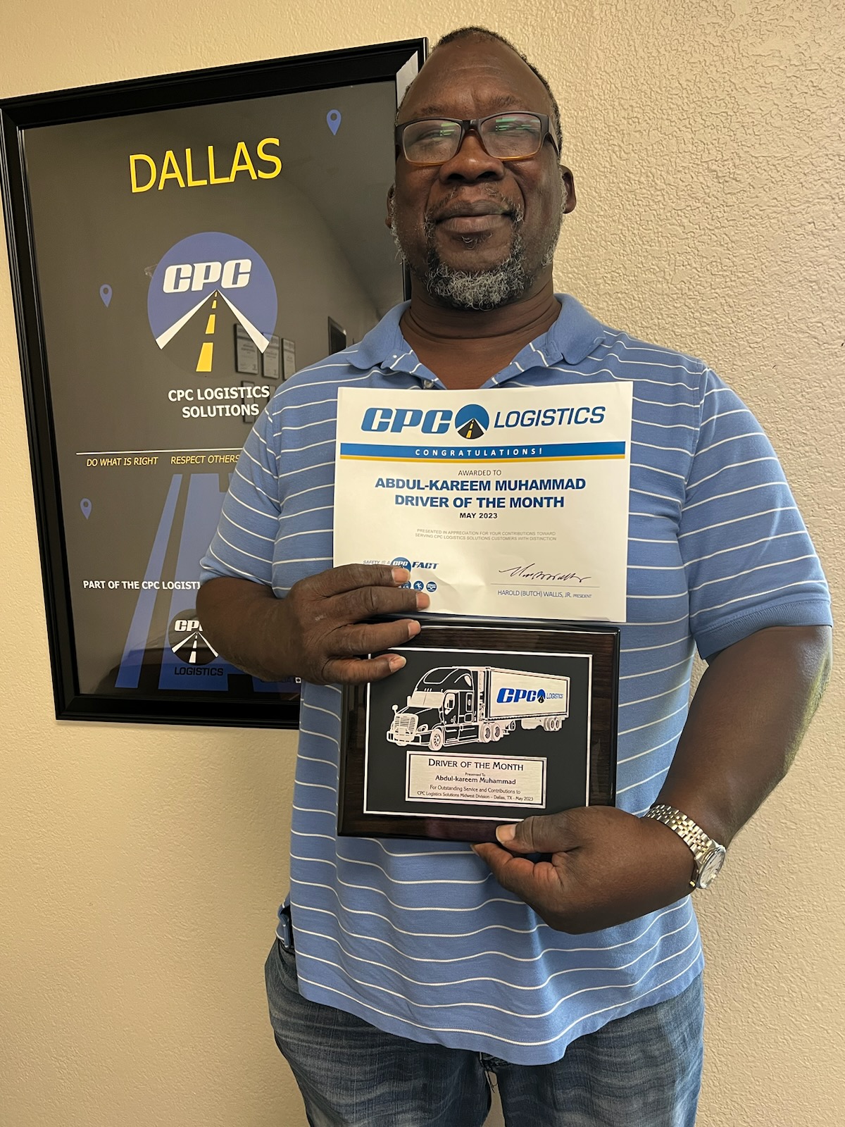 Drivers of the Month-December 2023 - CPC Logistics